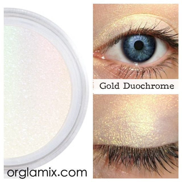 Duochrome Eyeshadow - Gold Duochrome Color Shifting Eye Shadow ...