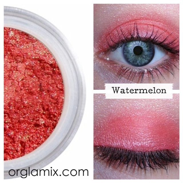 Watermelon Natural Mineral Eyeshadow | Orglamix Mineral Makeup ...